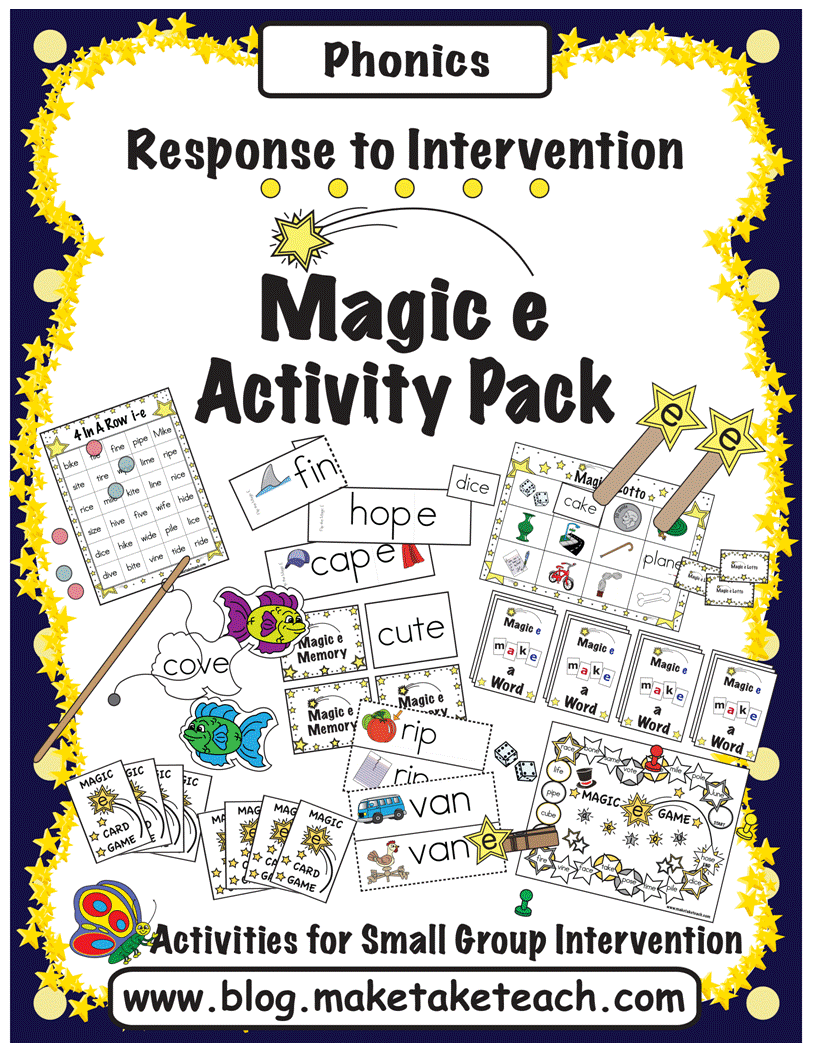 Activities For Teaching The Magic E Rule Make Take Teach Activities For Teaching The Magic E Rule Make Take Teach
