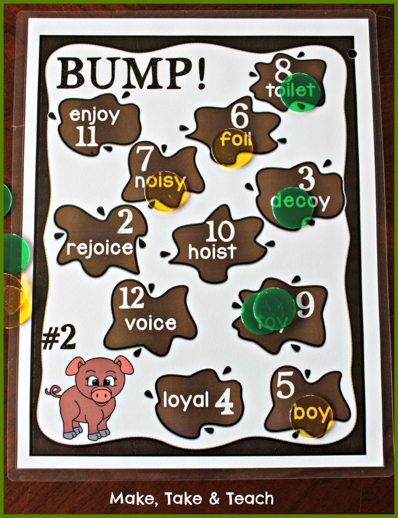 Activities for Teaching oi & oy - Blog MakeTakeTeach