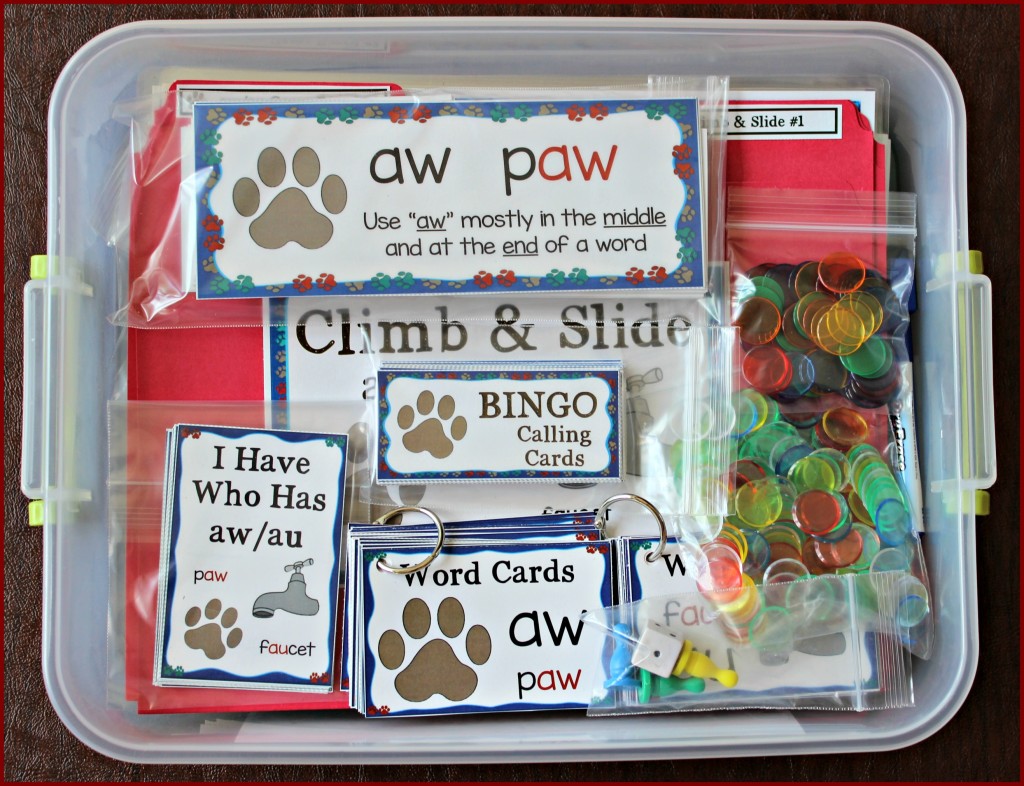 Activities for Teaching the au/aw Digraphs - Blog MakeTakeTeach
