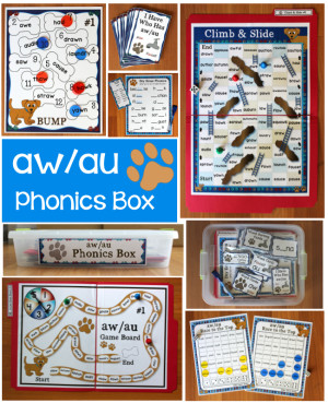 Activities for Teaching the au/aw Digraphs - Blog MakeTakeTeach