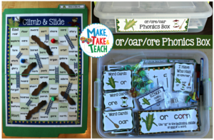 Hands-On Activities for Teaching or/oar/ore! - Blog MakeTakeTeach