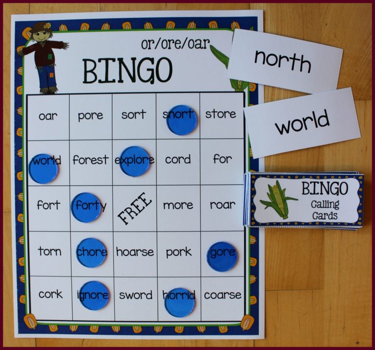 Hands-On Activities for Teaching or/oar/ore! - Blog MakeTakeTeach