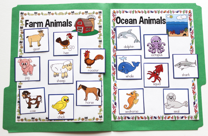 File Folder Category Activities! - Make Take & Teach