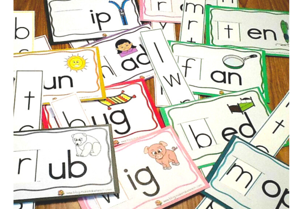 Word Family Sliders FREEBIE - Blog MakeTakeTeach