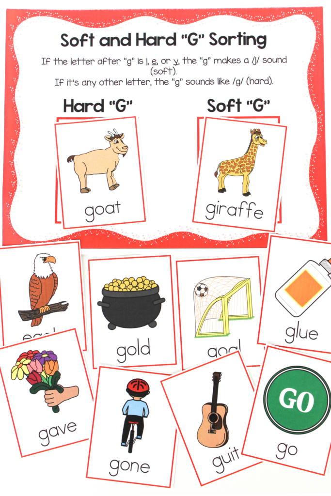 Hard and Soft Sounds of C and G - Blog MakeTakeTeach